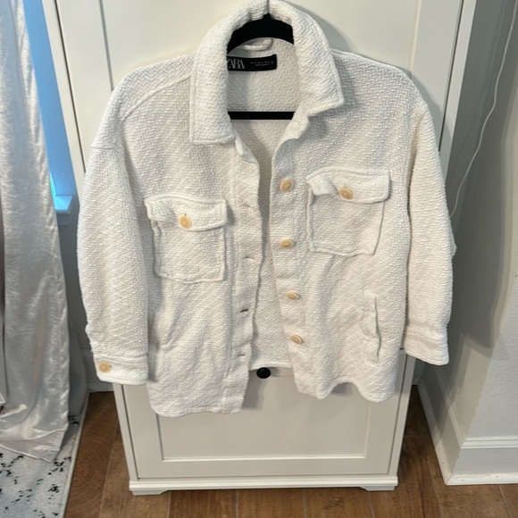 Zara | Jackets & Coats | Zara Quilted Shacket | Poshmark